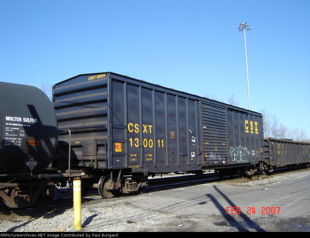 CSX 130011 Box Car Feb 24, 2007