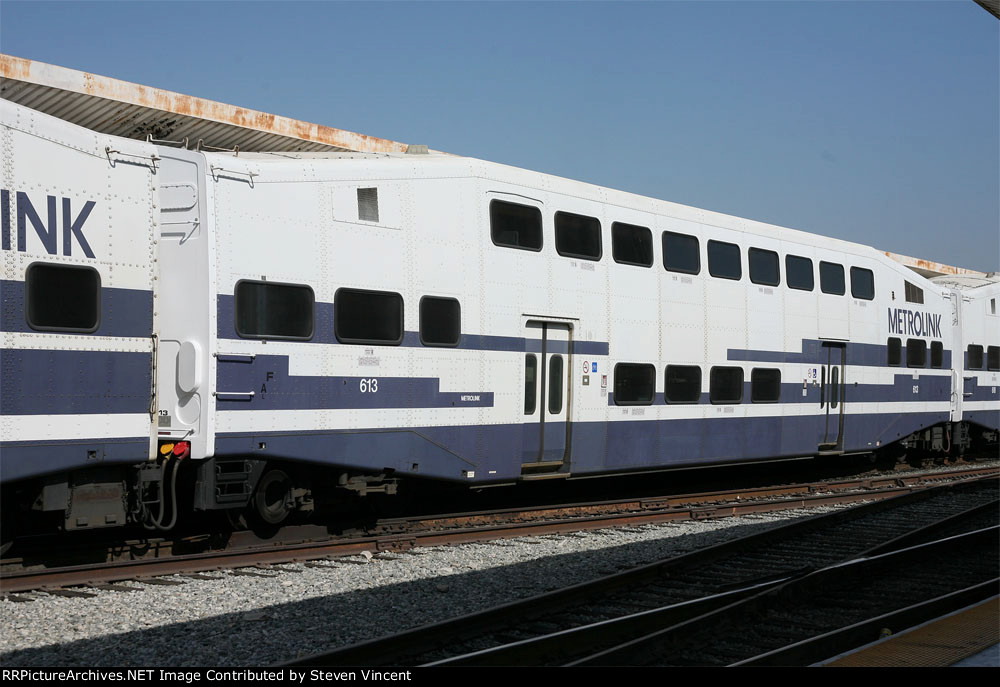 Metrolink SCAX 613. Built as cabcar but here used as coach.