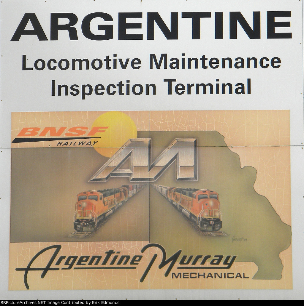 BNSF Argentine sign.