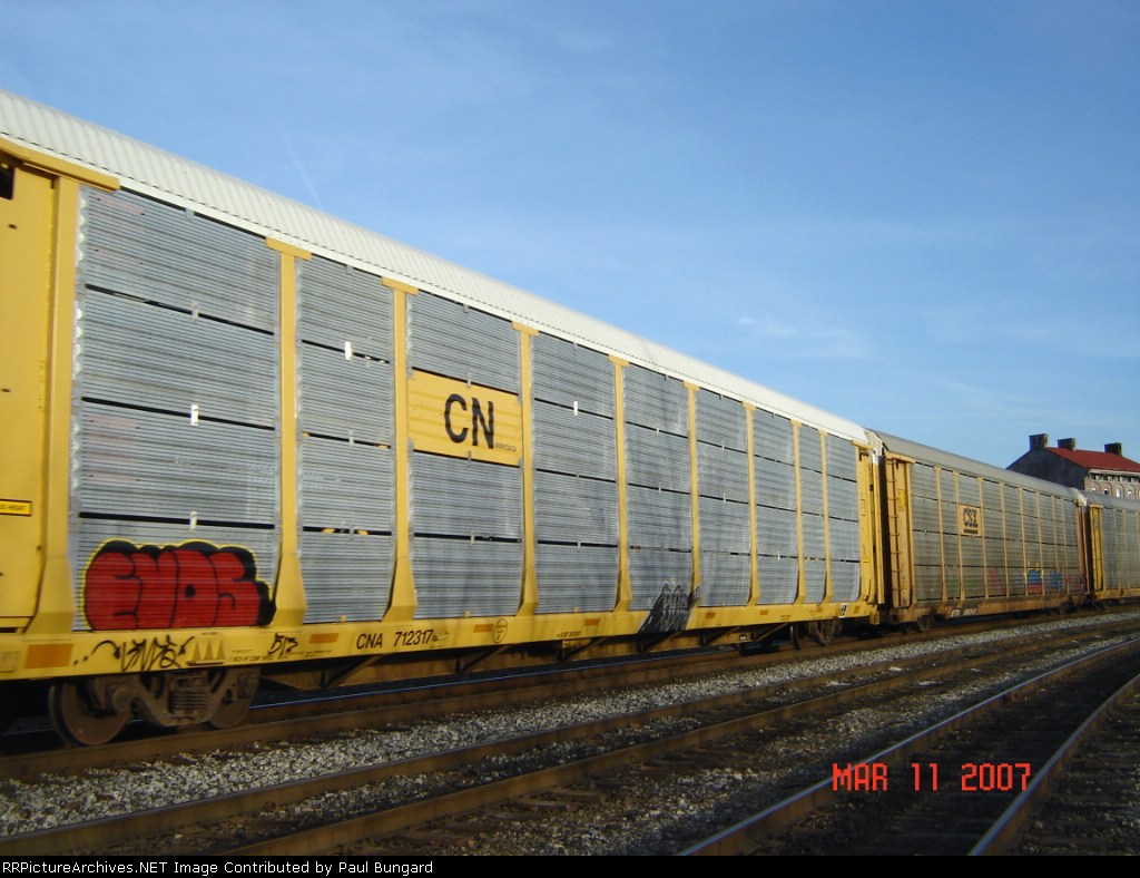 CNA 712317 Autorack March 11, 2007