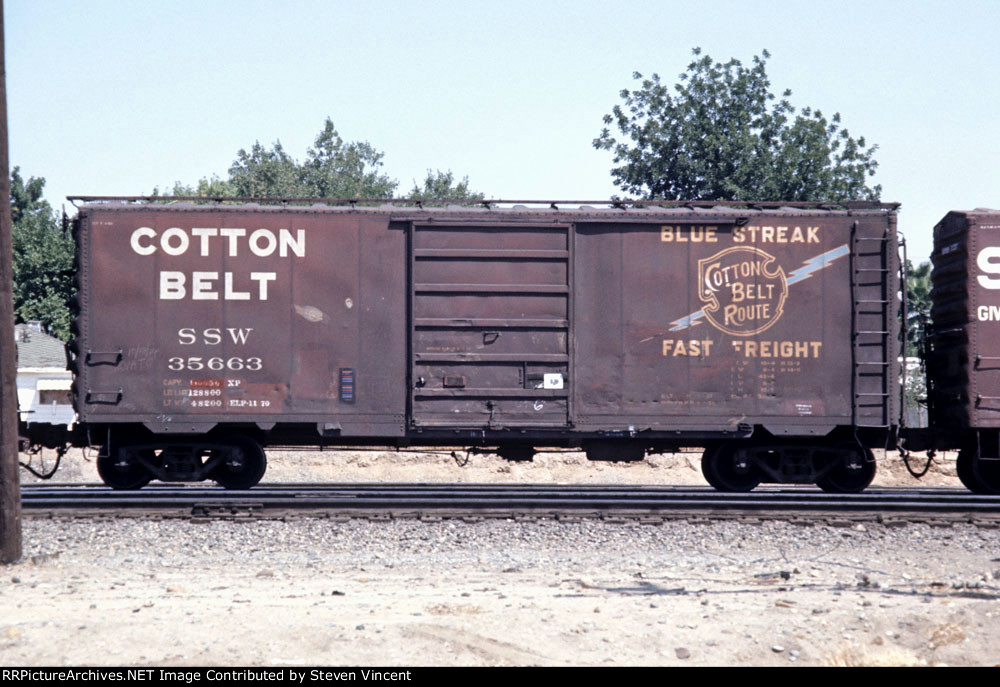 Cotton Belt 40' box SSW #35663