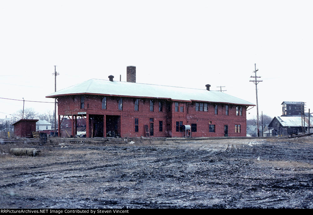 Ex Erie Lackawanna Huntington depot on Erie Western RR.