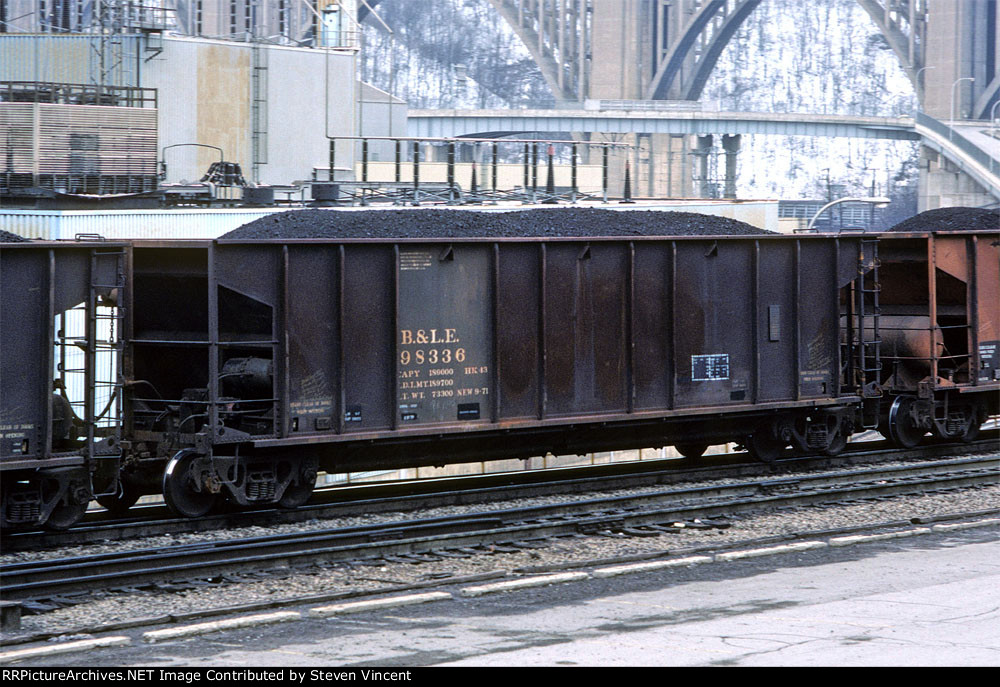 B&LE #98336 rapid discharge coal hopper