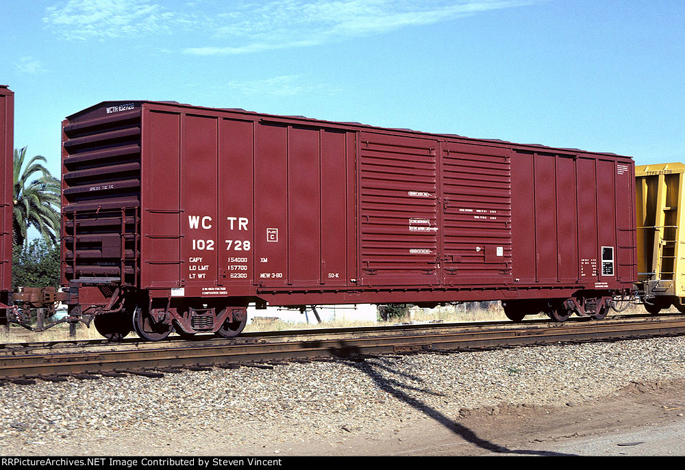 WCTU Railway DD box WCTR #102728