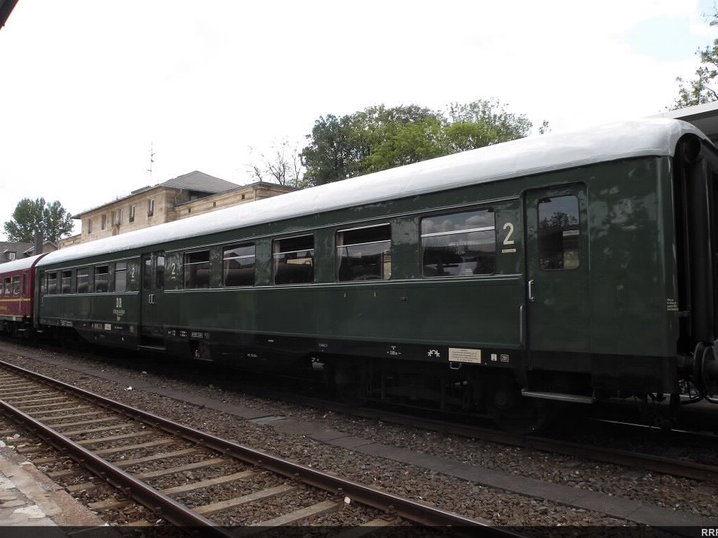 Beautiful exterior of a former East German coach.