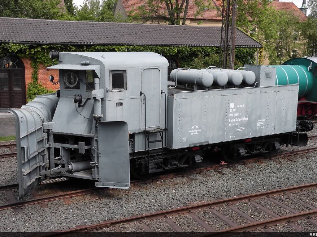 Snowplow at the German Steam Locomotive Museum.