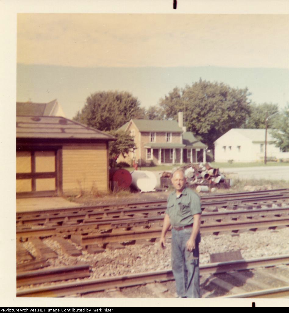 Partial view of the old section house.