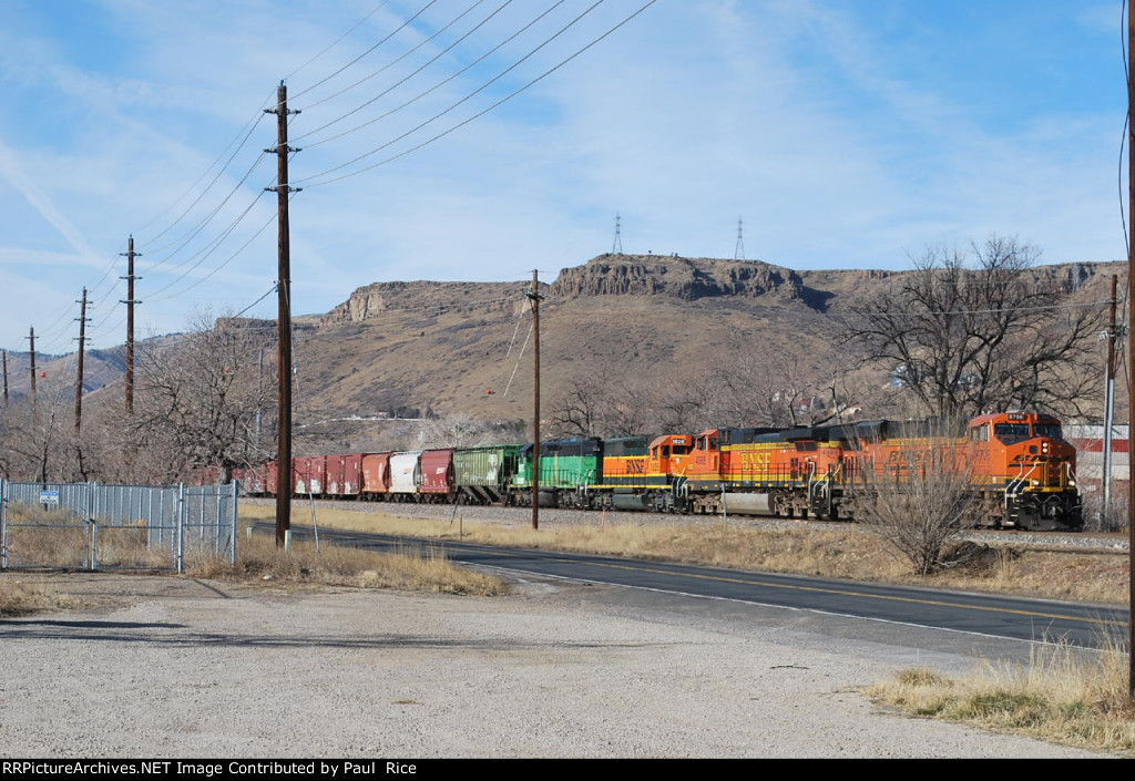 East Bound Beer Train Departing Golden Colorado