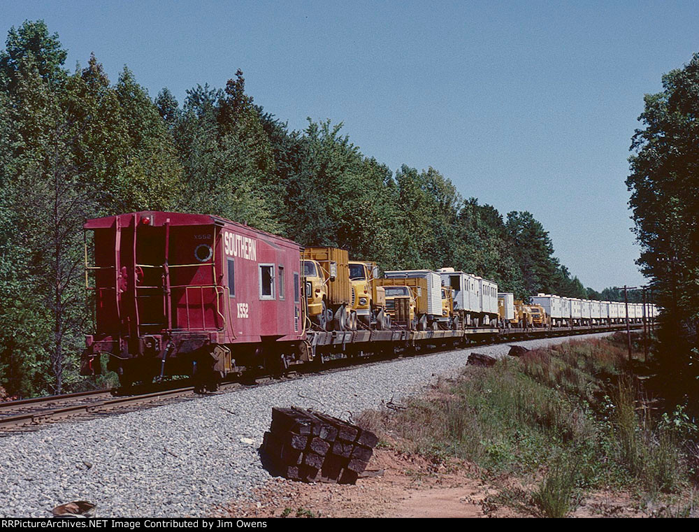 Northbound rail train