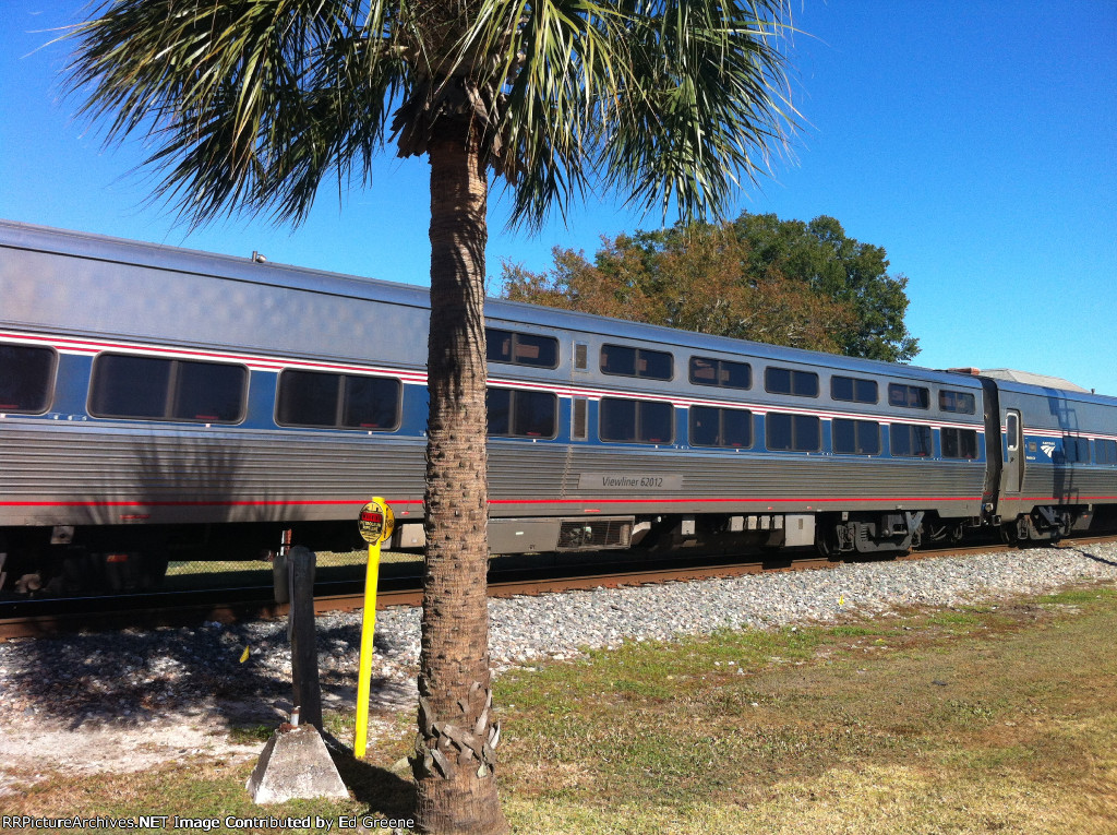 2013-12-19 Amtrak Silver Star through Plant City Florida Train Viewing ...
