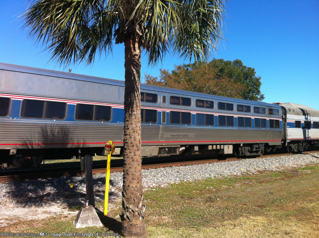 2013-12-19 Amtrak Silver Star through Plant City Florida Train Viewing ...