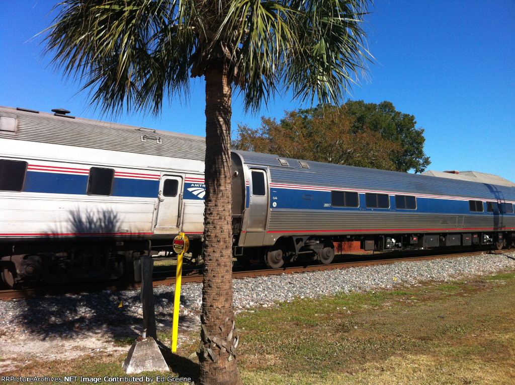 2013-12-19 Amtrak Silver Star through Plant City Florida Train Viewing ...