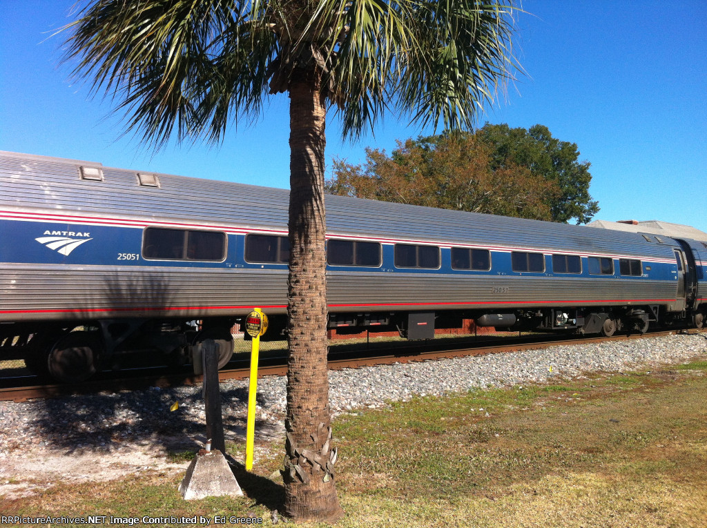 2013-12-19 Amtrak Silver Star through Plant City Florida Train Viewing ...