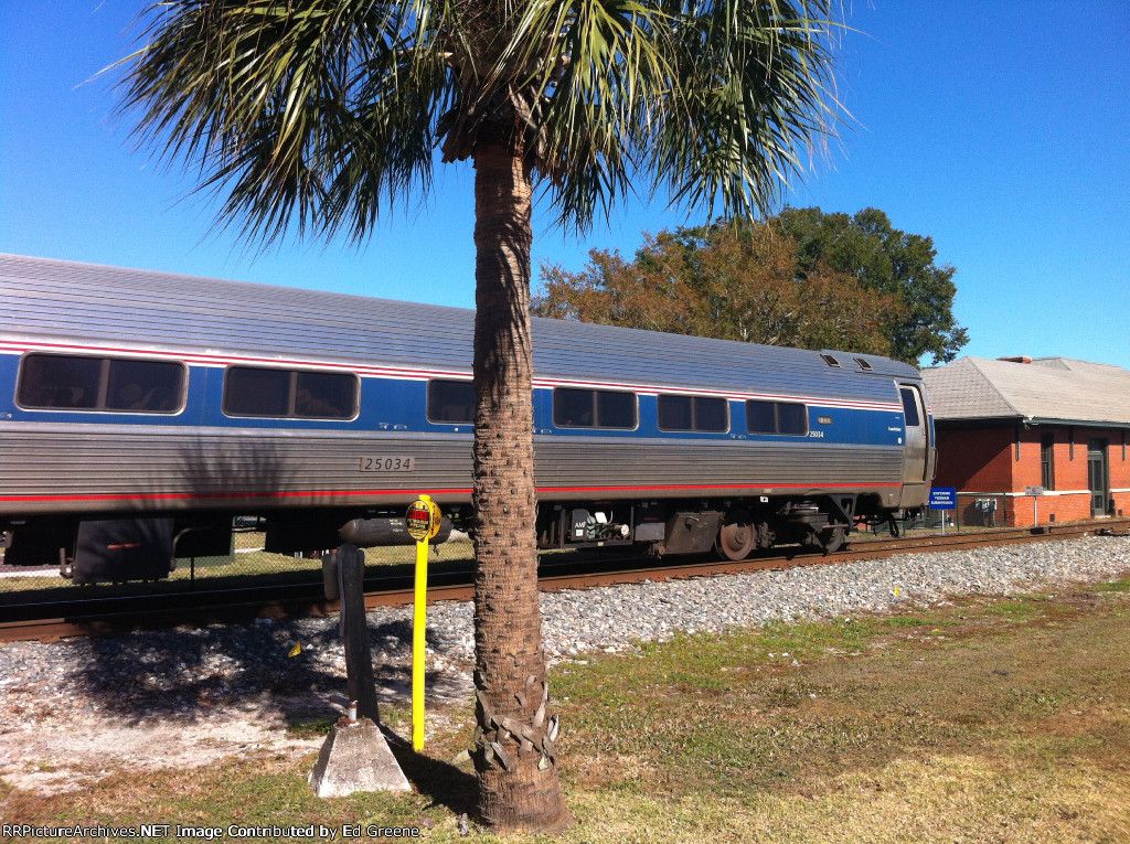 2013-12-19 Amtrak Silver Star through Plant City Florida Train Viewing ...