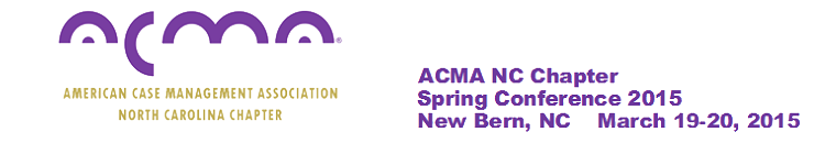 ACMA NC Chapter Spring 2015 Conference