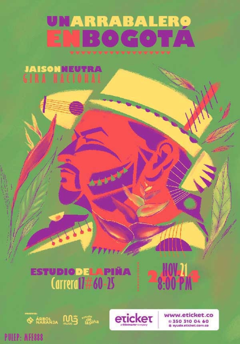 Jaison Neutra estrena “Liviano” y anuncia show en Bogotá