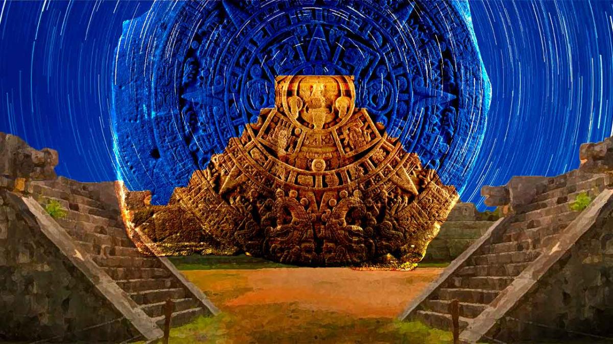 Calendario Azteca Fondos De Póster For Sale Con La Obra «Calendario