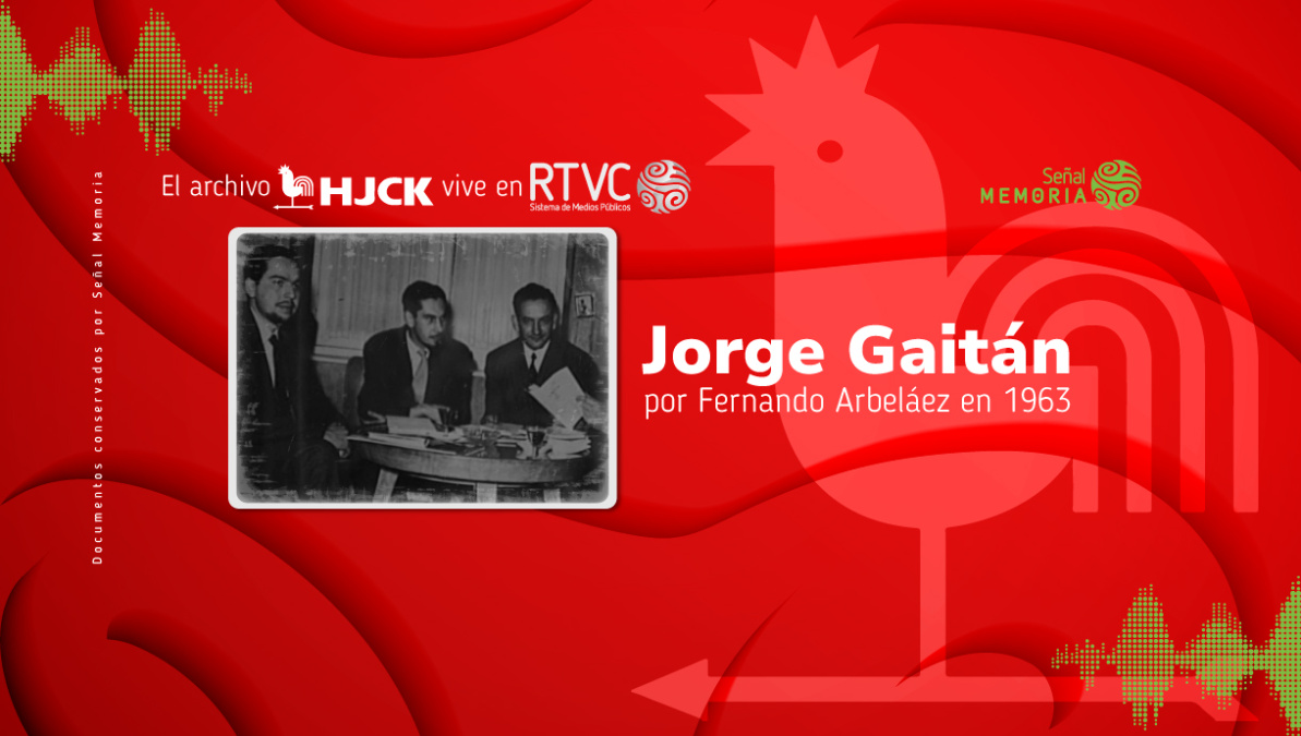 Jorge Gaitán por Fernando Arbeláez en 1963 | Señal Memoria