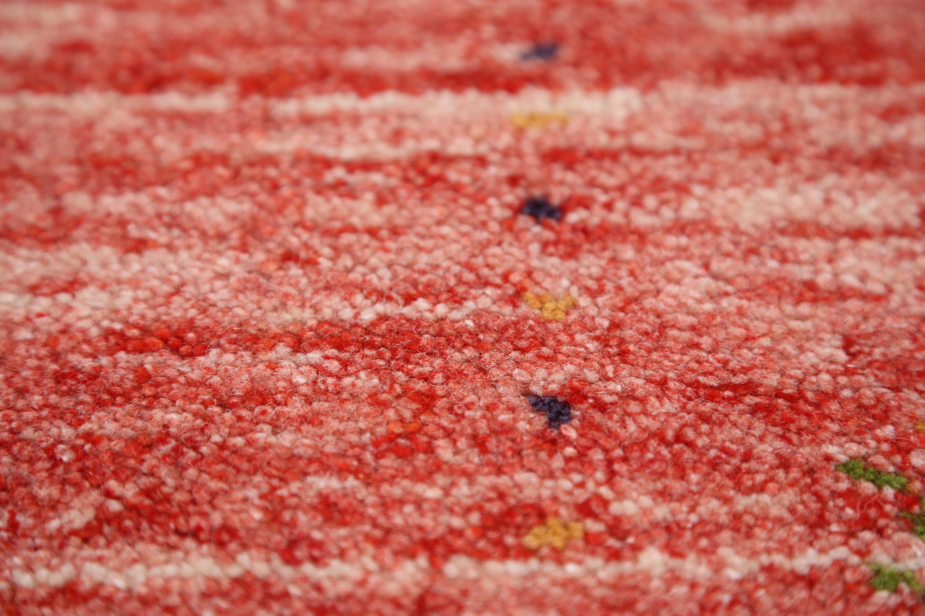 Unique Vibrant Rug Coral Handmade Wool Gabbeh Carpet 4x6 ft. | eBay