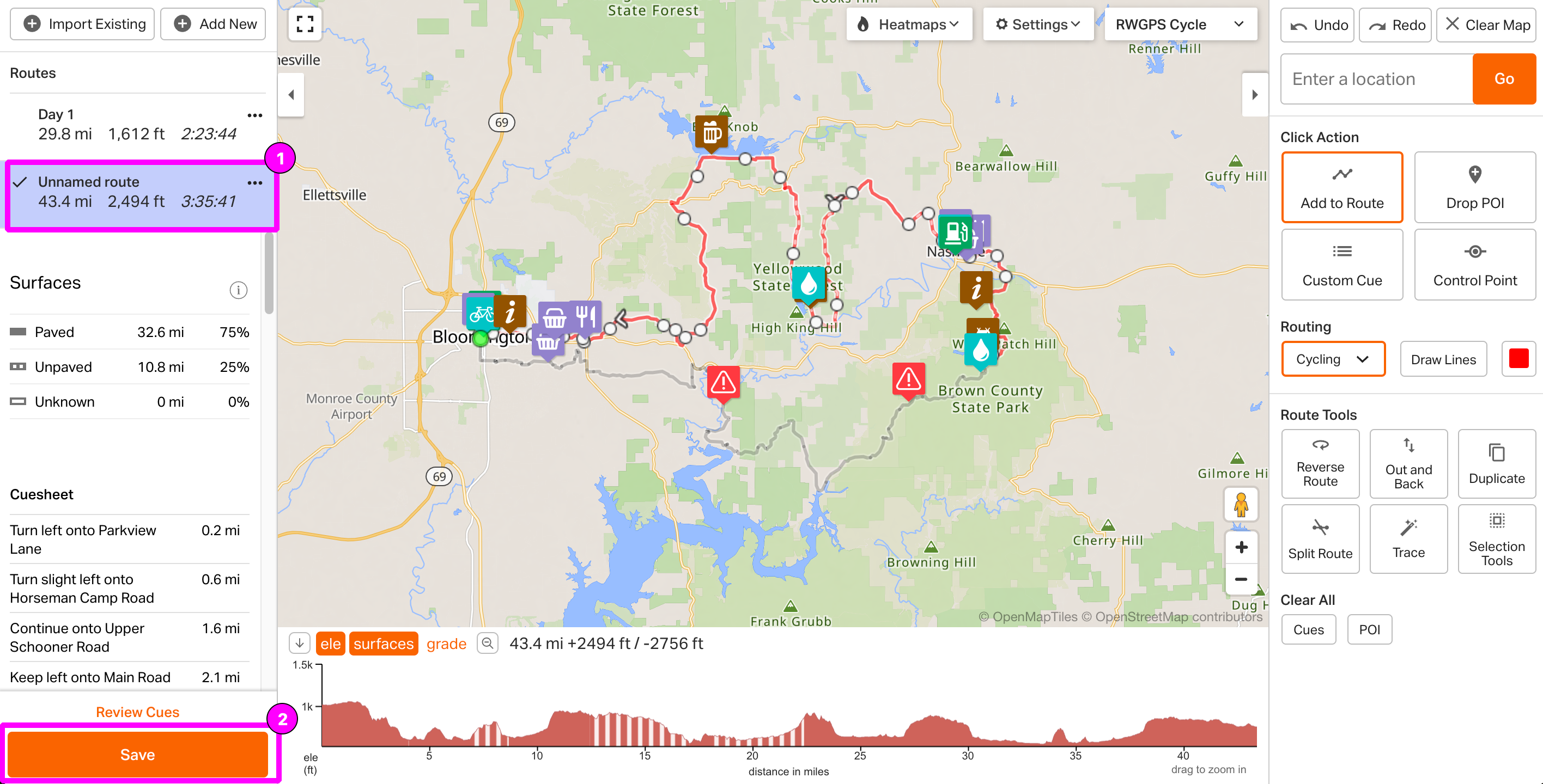 Split, Combine, or Change an Existing Route – Ride with GPS Help Center