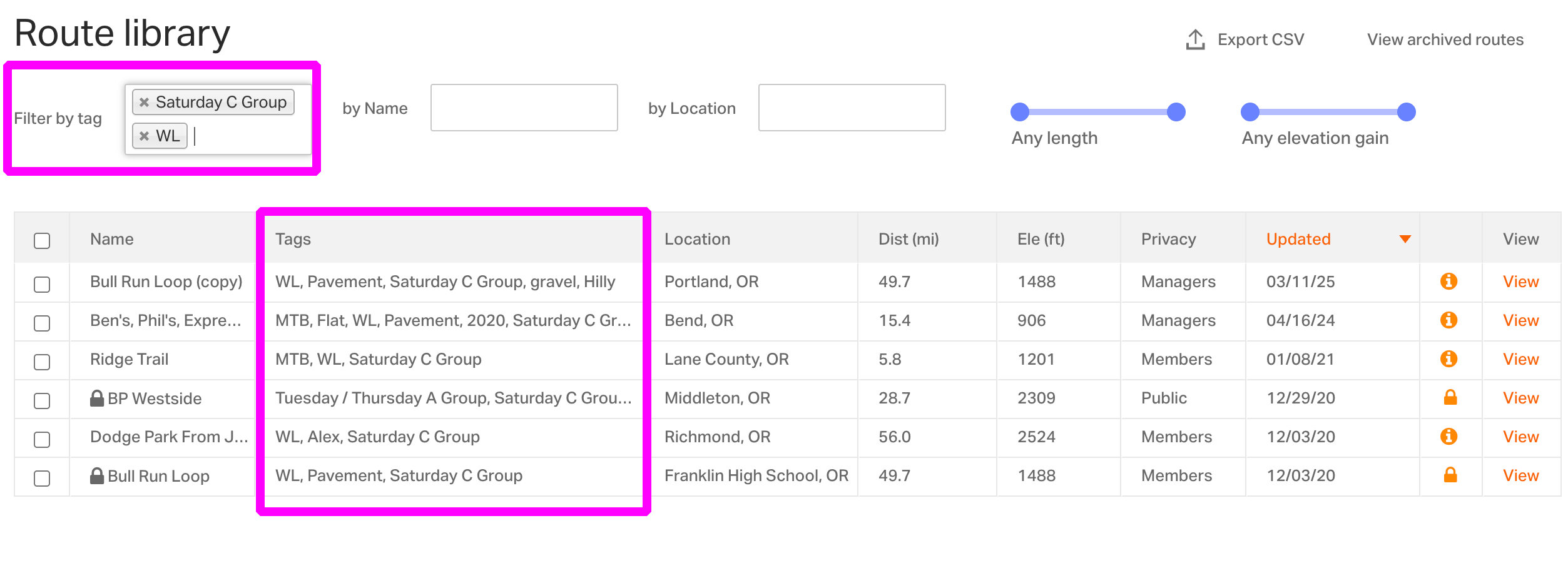 Part 2: Club Route Library – Ride with GPS Help Center