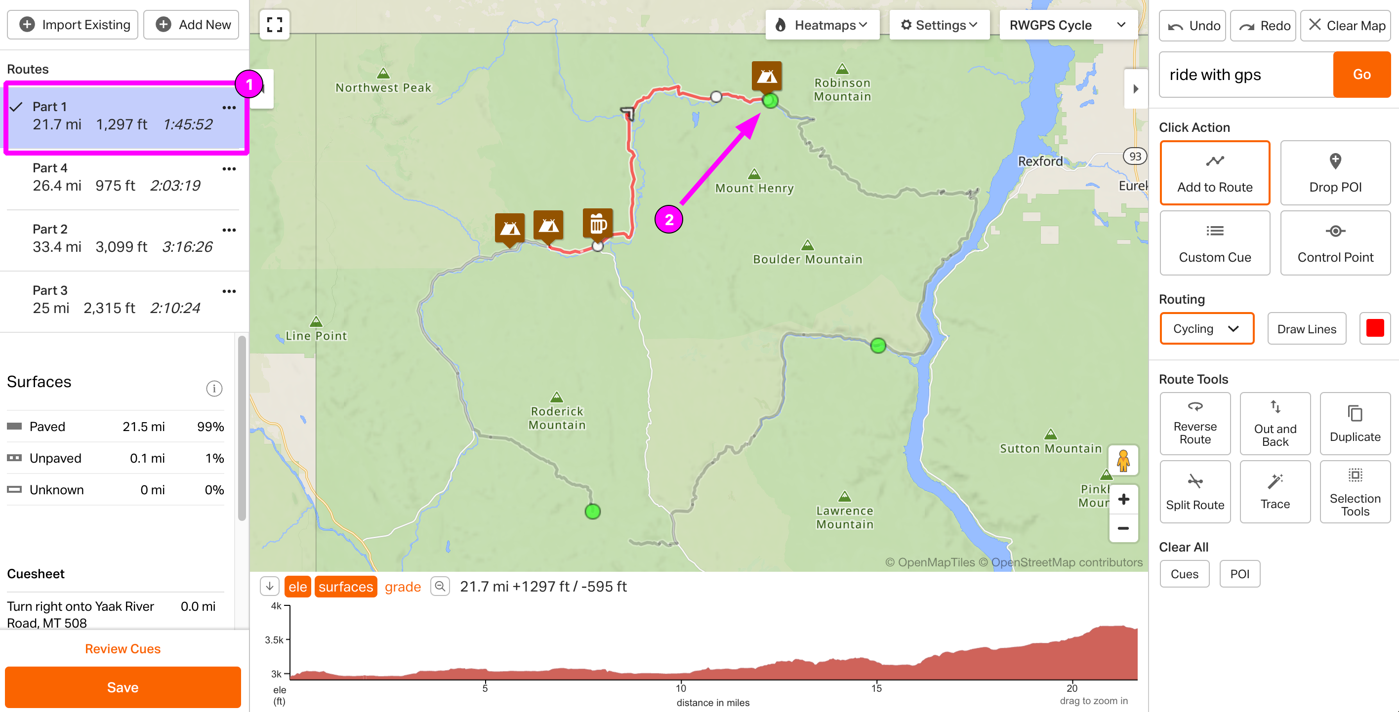Split, Combine, or Change an Existing Route – Ride with GPS Help Center