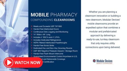 RXinsider | Mobile Pharmacy Compounding Cleanrooms | Modular Devices...
