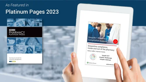 RXinsider | Simplifi+ Pharmacy Compliance Support | Wolters Kluwer...