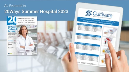 RXinsider | Need Assistance Transitioning to the New USP Testing...