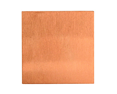 Copper Square Blank 29mm - Lima Beads