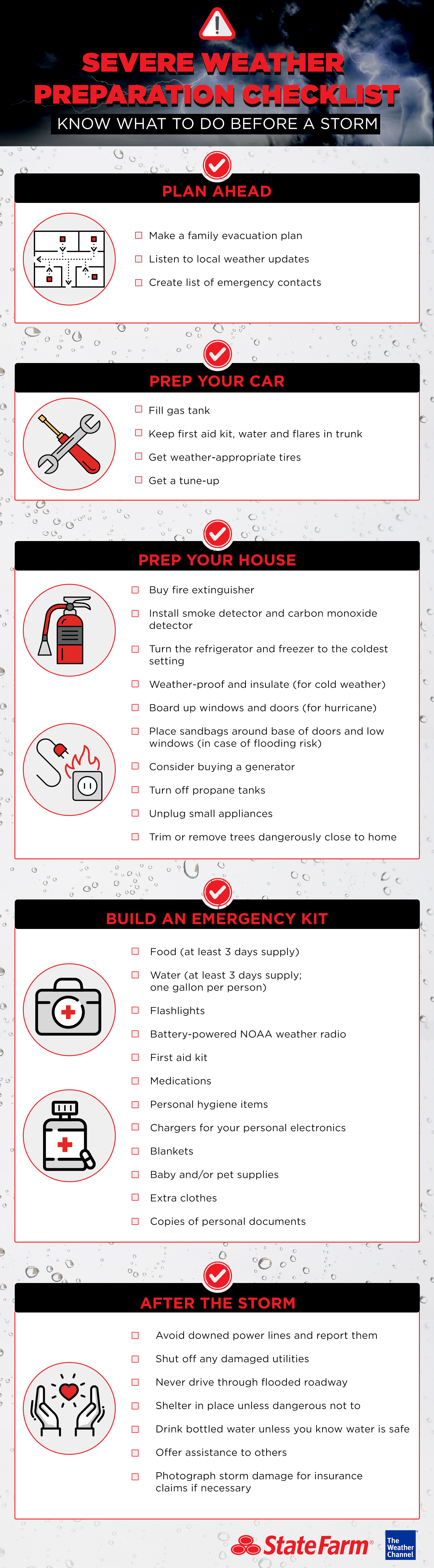 All-Weather Prep Checklist For Emergencies | The Weather Channel