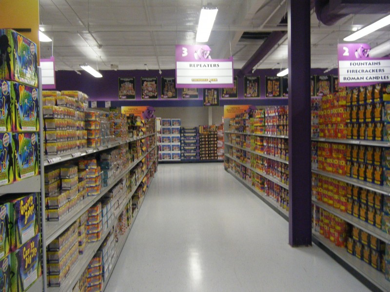 Phantom Fireworks : Locations : Phantom of Shrewsbury