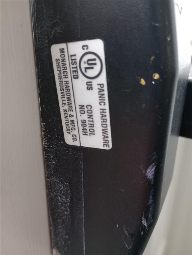 Monarch - Falcon 904H Panic Exit Device Assembly