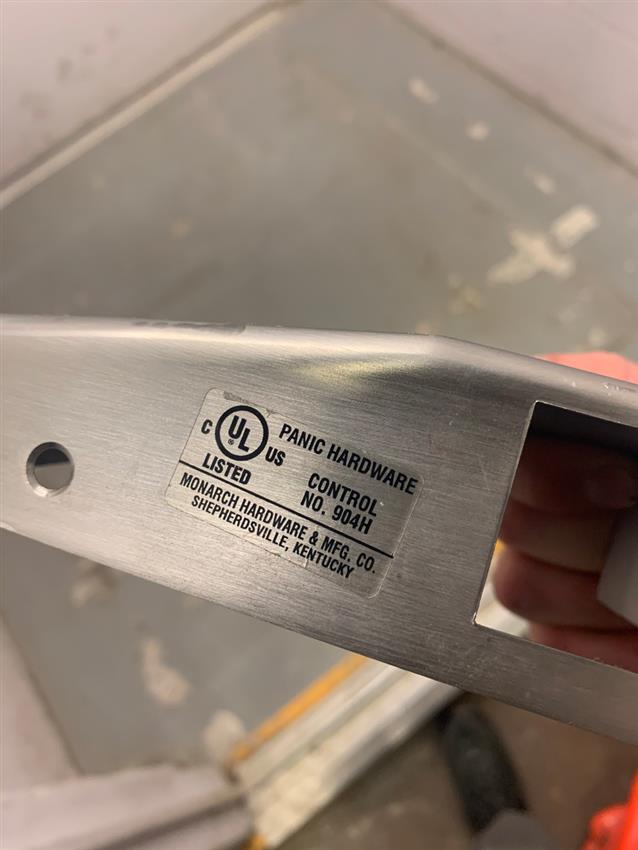 Monarch - Falcon 904H Panic Exit Device Assembly