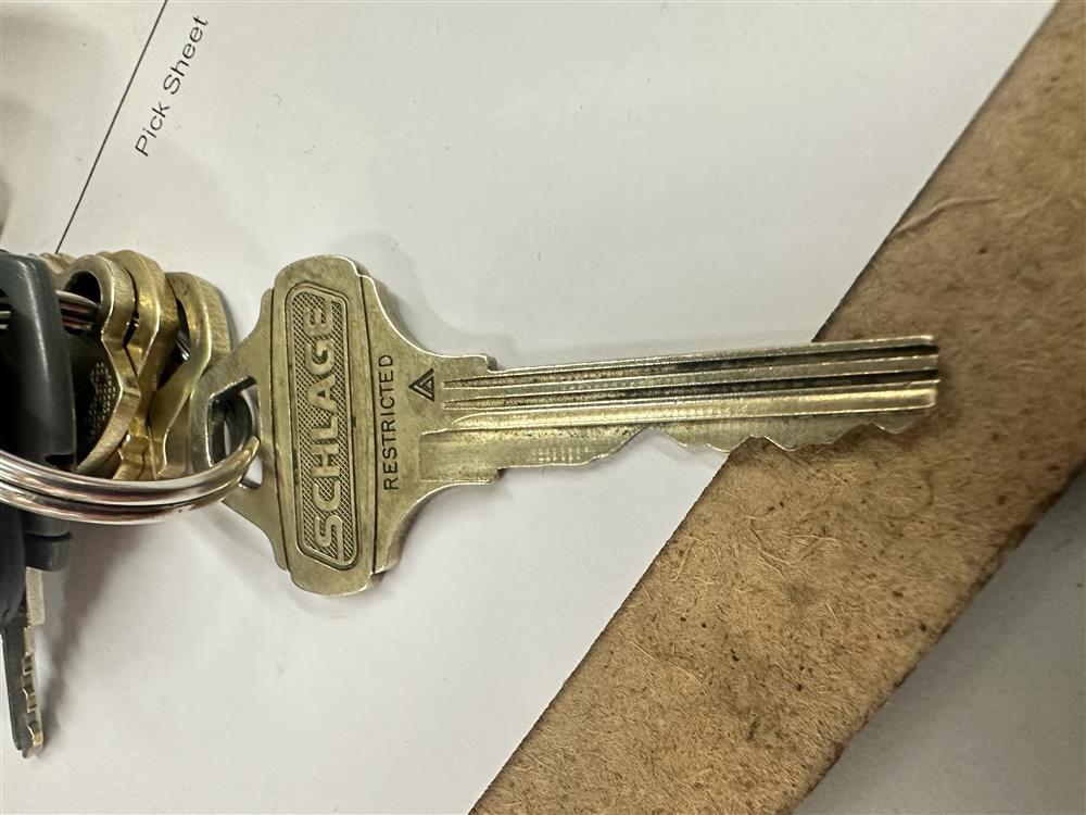 Schlage 35-401 B134 Blank Keys box of 50 LoA required