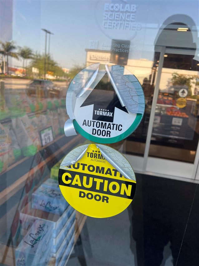 Tormax US801470 Bi-Direction Arrow Window Decal