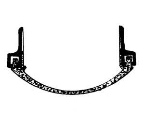 Dorbin 22DV 36" Dark Brown Anodized Aluminum Door Bottom with Vinyl Insert