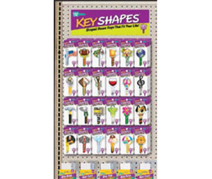 Lucky Line 34005S Key Shapes™ 1-Panel Wall Display 72 Pcs - 1ea ...