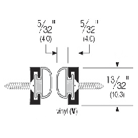 Pemko 369AV Double Door Astragal