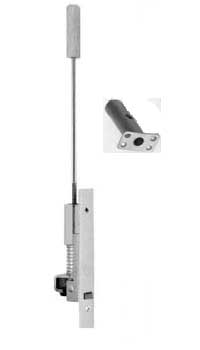 IVES FB32-12-MD US32D Automatic Flush Top Bolt with Auxiliary Fire ...