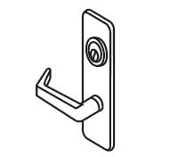 Yale 427F Lever x Escutcheon x Cylinder AU-PB Trim