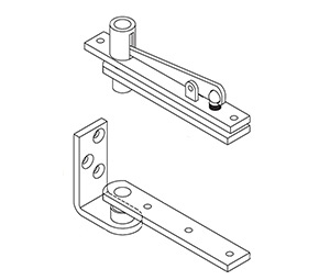 Center Hung Pivot 0127 x 0320 x SPLO-7079 x 5-1/8" thick Door x ...