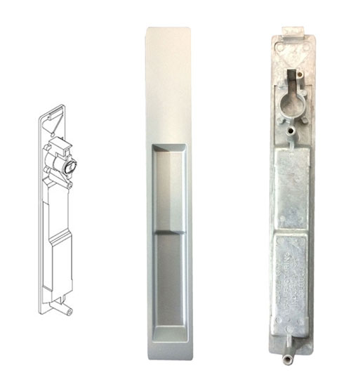 Adams Rite 23-0065-01-130-IB Exterior Escutcheon - 4189 (He 0065) Satin ...