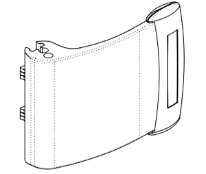 Adams Rite 41-0119-628 Paddle Assembly Clear Anodized