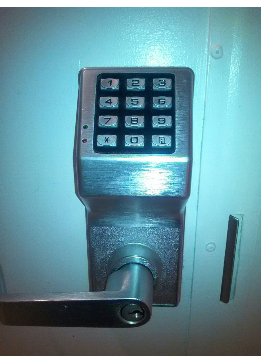 Alarm Lock DL2700 US26D Trilogy Digital Lock With Standard Key Override 