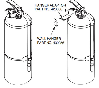 Ansul 428800 Sentry® Extinguisher Hanger Adaptor - 25/Pack