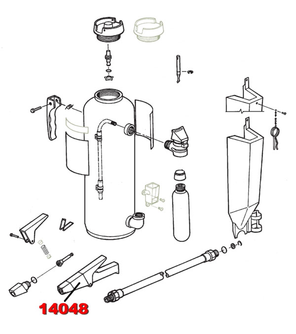 Ansul 14048 Ansul Redline Parts - Nozzle Assembly