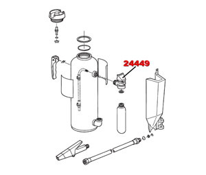 Ansul 24449 Ansul Redline Parts - Cartridge Receiver Assembly (Hand ...