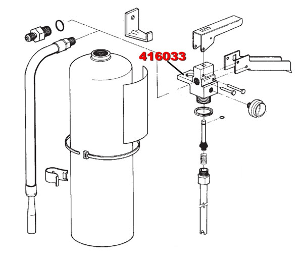 Ansul 416033 Ansul Sentry Parts - Valve Stem Assembly, Brass ...