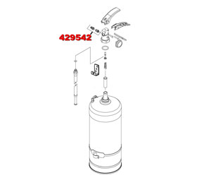 Ansul 429542 Ansul Sentry Parts - Air Valve Assembly (W02-1)